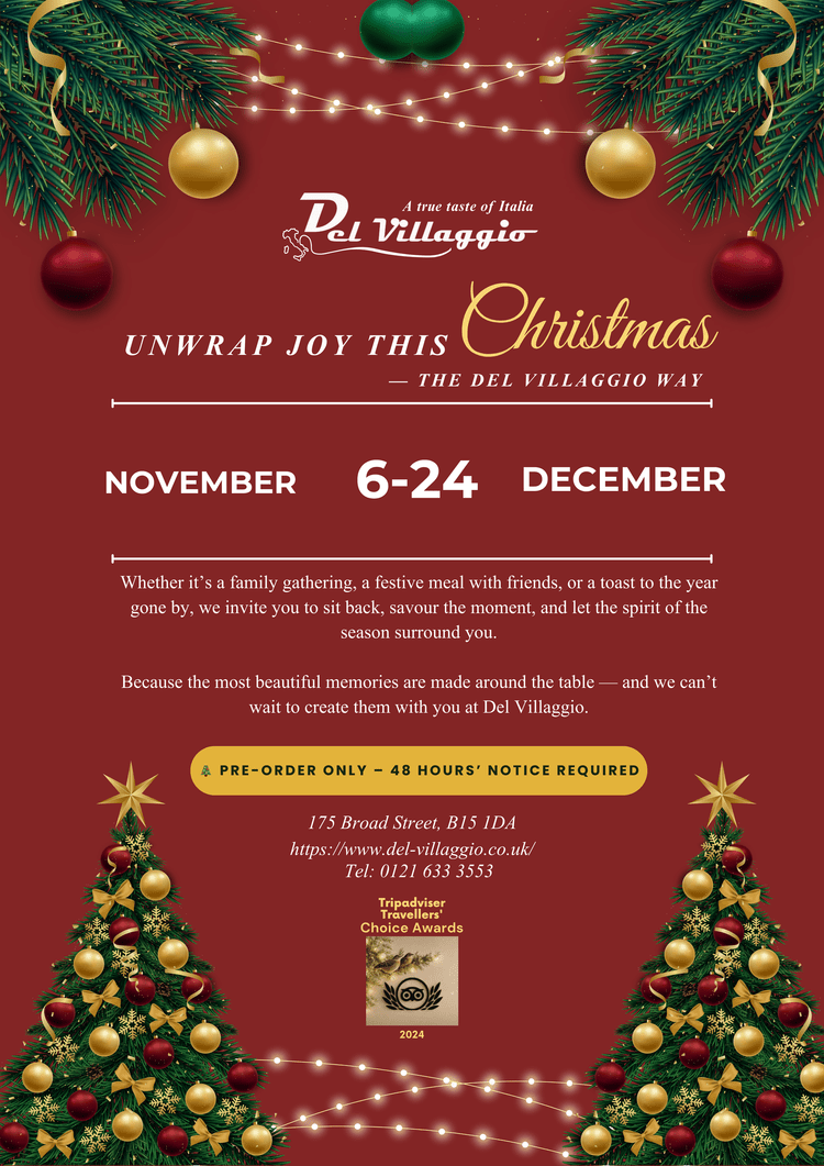 Del Villaggio | Authentic Italian Dining on Broad Street, Birmingham