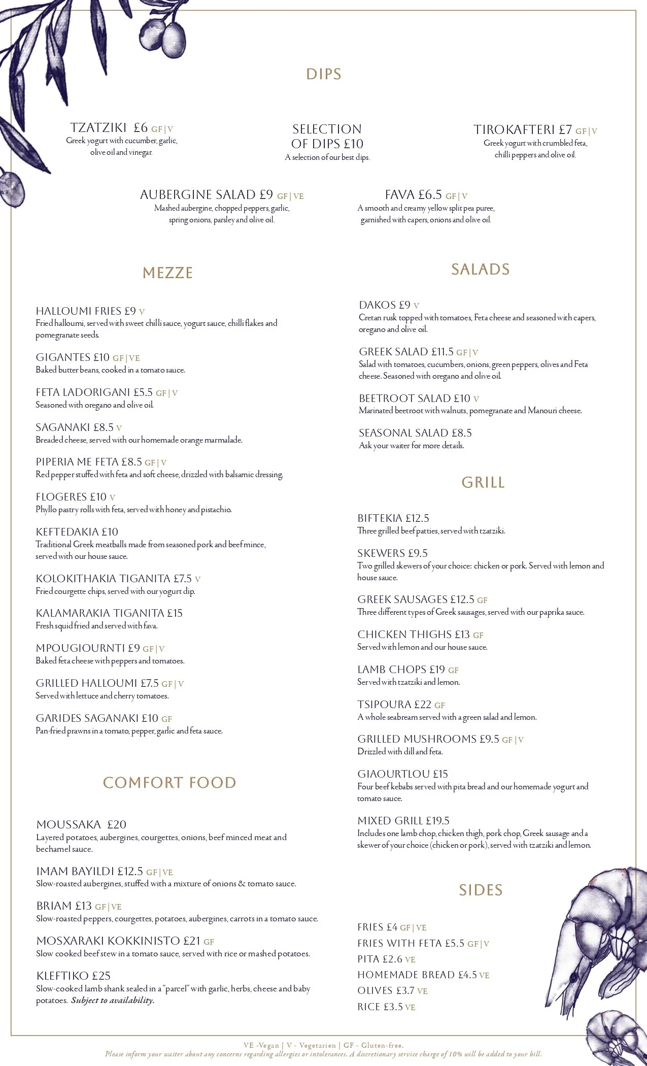 Menus — Simply Greek