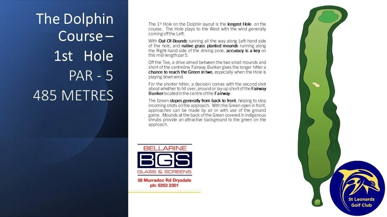 Dolphin Course - 1st Hole — St Leonards Golf Club