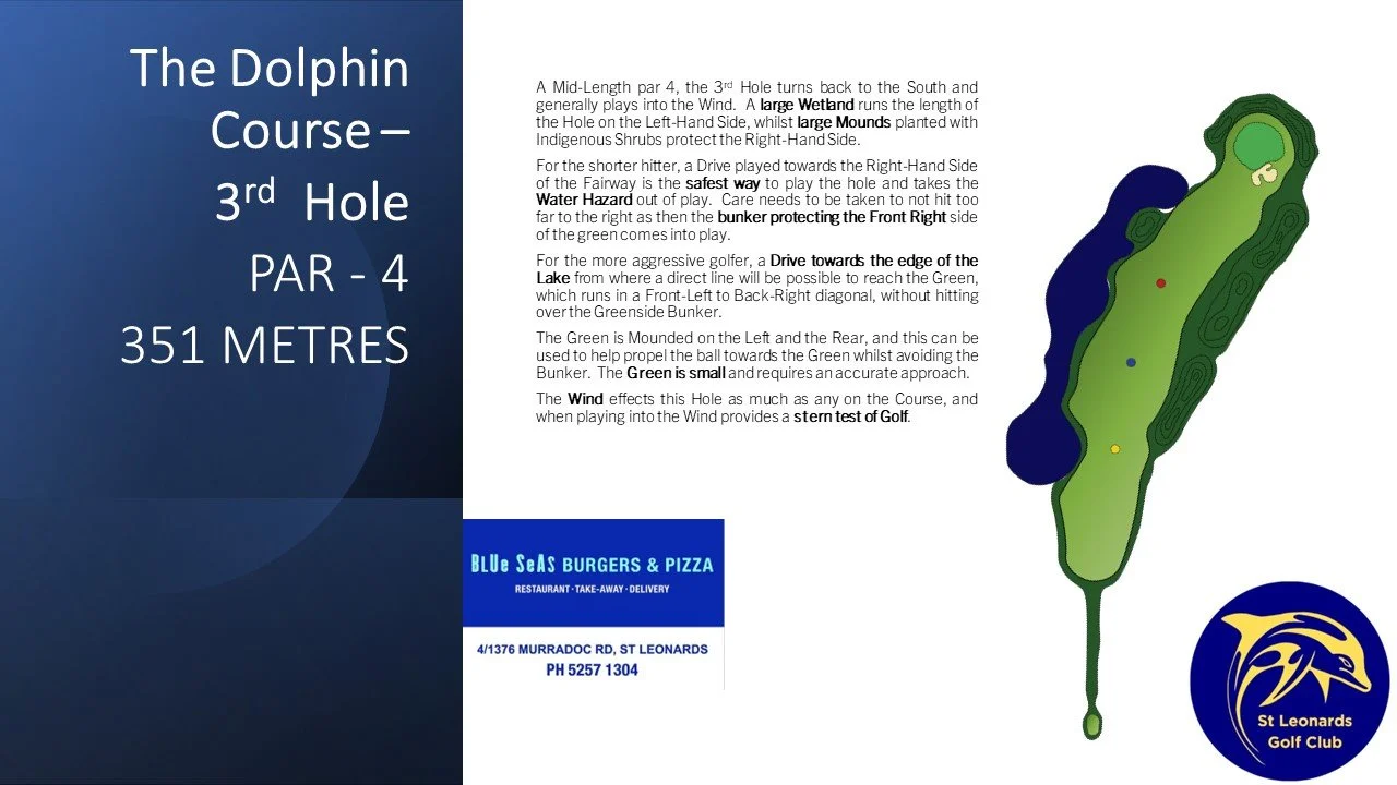 Dolphin Course - 3rd Hole — St Leonards Golf Club
