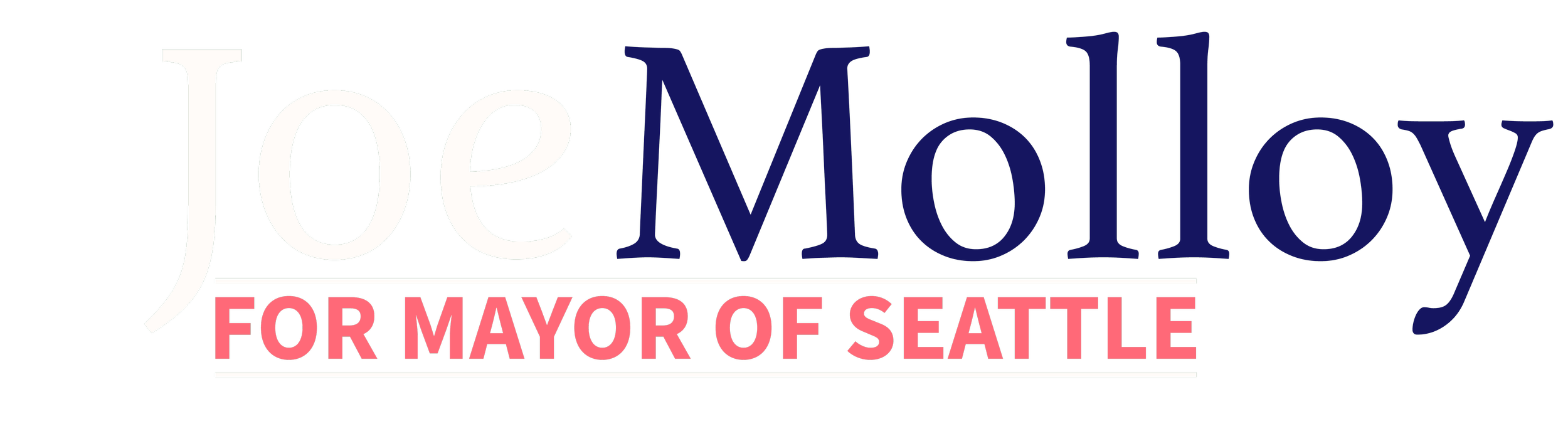 Joe Molloy for Mayor