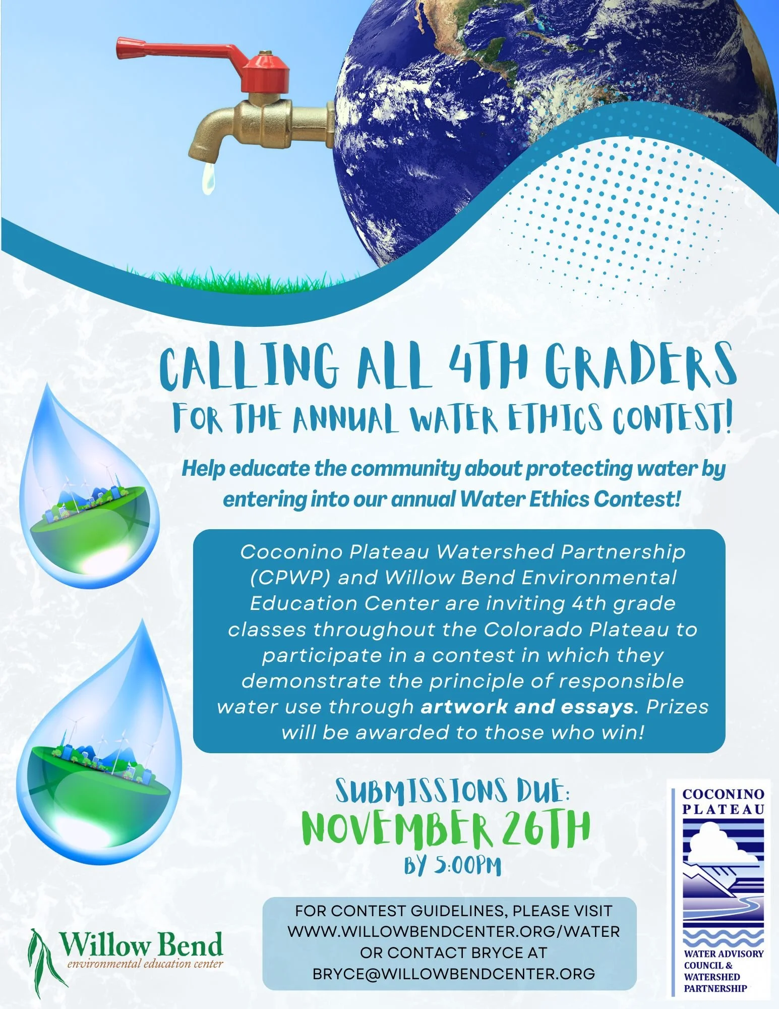 Annual Fourth Grade Water Ethics Contest — Willow Bend Environmental ...