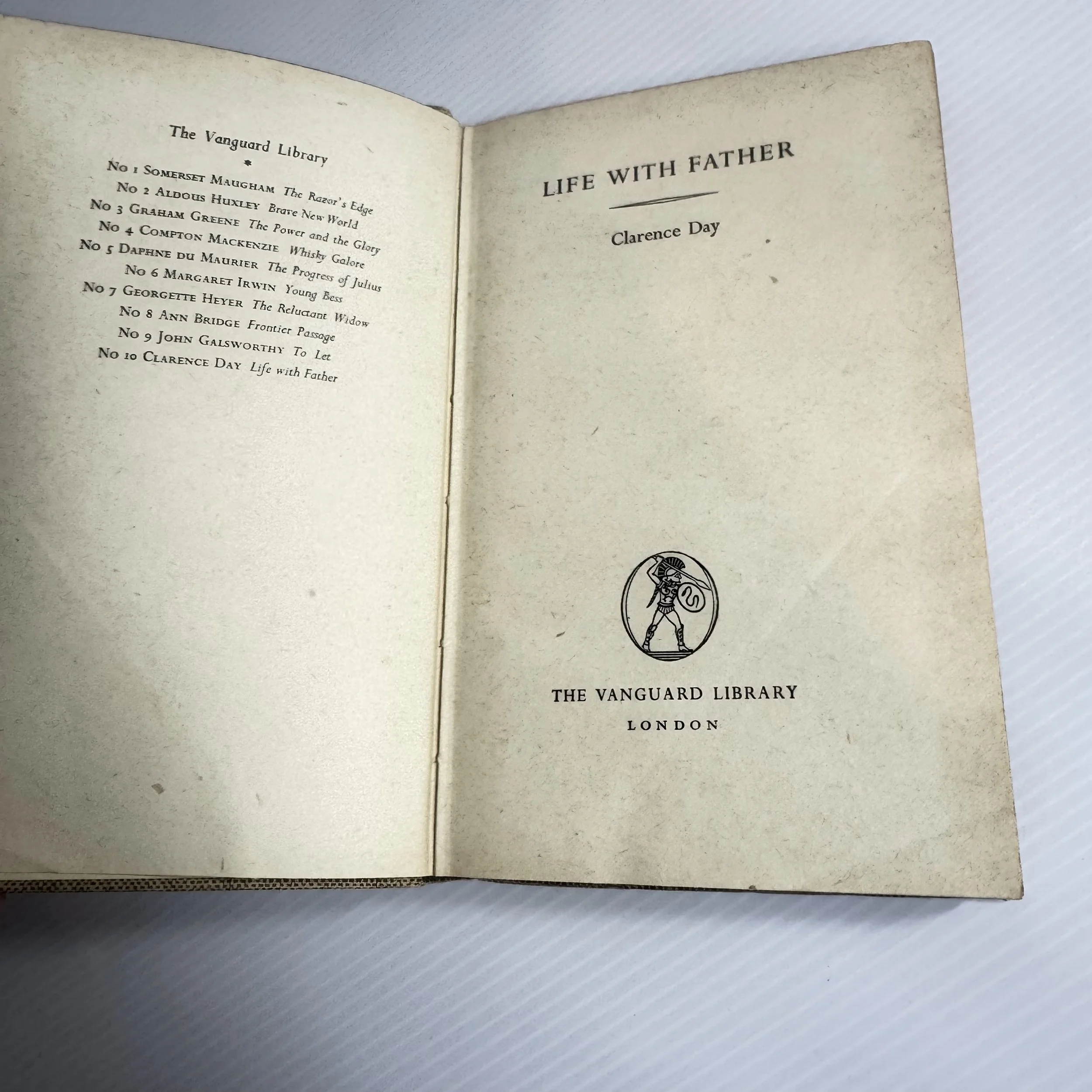 Life With Father (The vanguard Library No. 10) - Clarence Day (Vintage ...