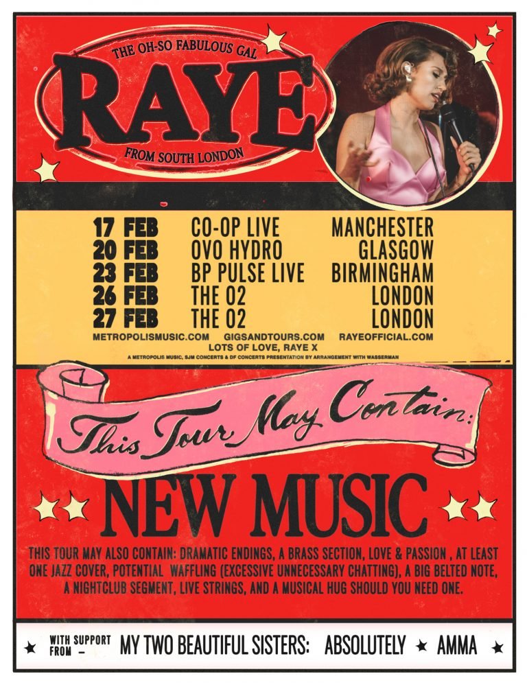 RAYE RETURNS WITH NEW SINGLE 'WHERE IS MY HUSBAND!' AND 2026 HEADLINE ...
