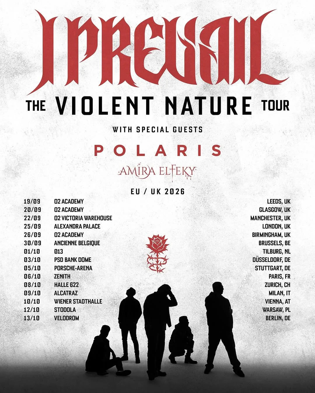 I PREVAIL ANNOUNCE UK/EU 2026 TOUR — LIVESPHERE MAGAZINE