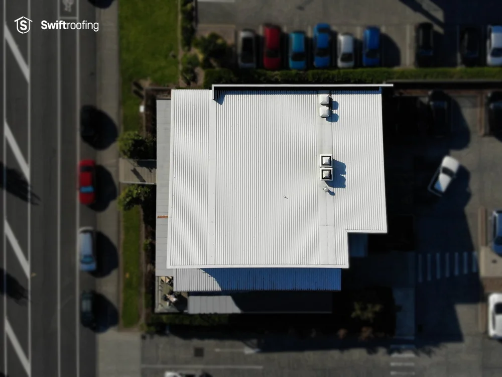 Swift Roofing installs light commercial Trimrib roof and box gutters to ...
