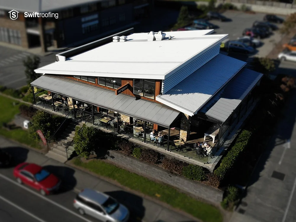 Swift Roofing installs light commercial Trimrib roof and box gutters to ...