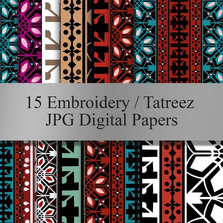 Cute Ramadan Doodles | Digital Paper | Digital Download | Commercial ...