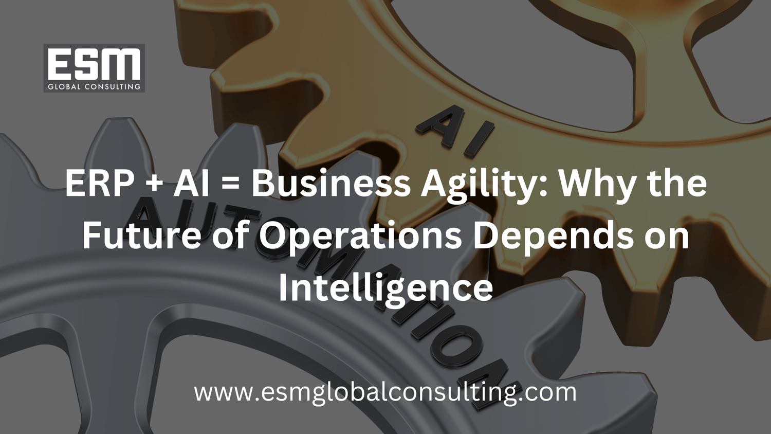 ERP + AI = Business Agility: Why the Future of Operations Depends on ...