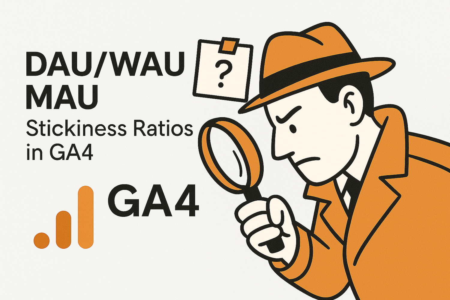 Calculating & Interpreting DAU/WAU/MAU Stickiness Ratios in GA4 — Analytics Detectives
