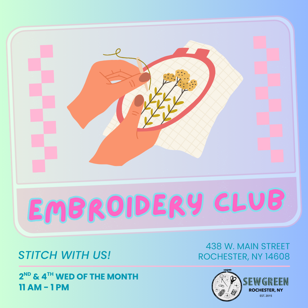Classes & Clubs — SewGreen Rochester