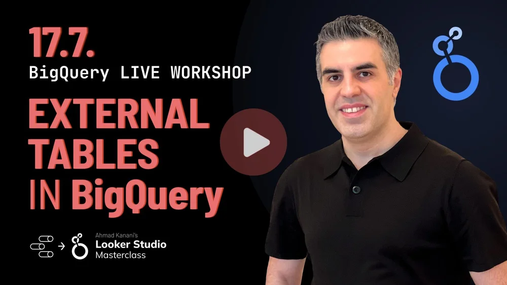 External Tables in BigQuery — Looker Studio Masterclass