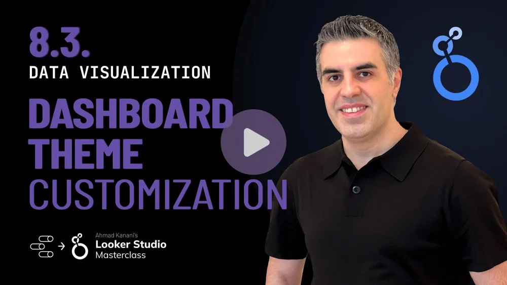 Looker Studio Theme Customization — Looker Studio Masterclass