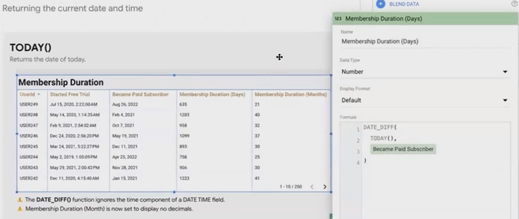 How to Use DATE_DIFF, TODAY & WEEKDAY in Looker Studio — Looker Studio ...