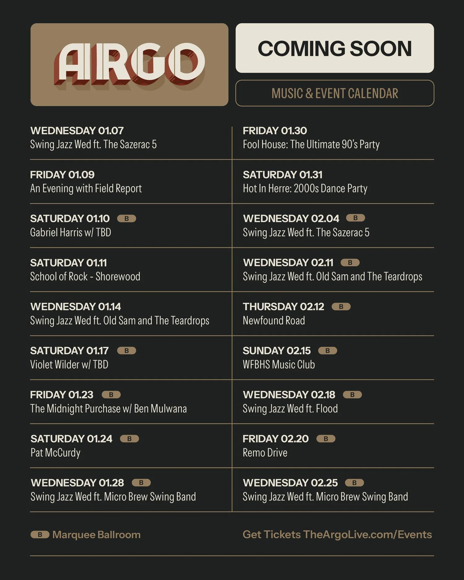 Argo Announces Upcoming Concerts for 2025-2026 — North Shore Family ...