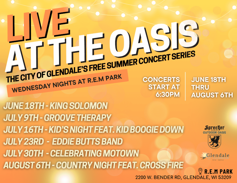 Free Glendale Summer Concerts 2025 – Oasis Series Schedule & Tips ...