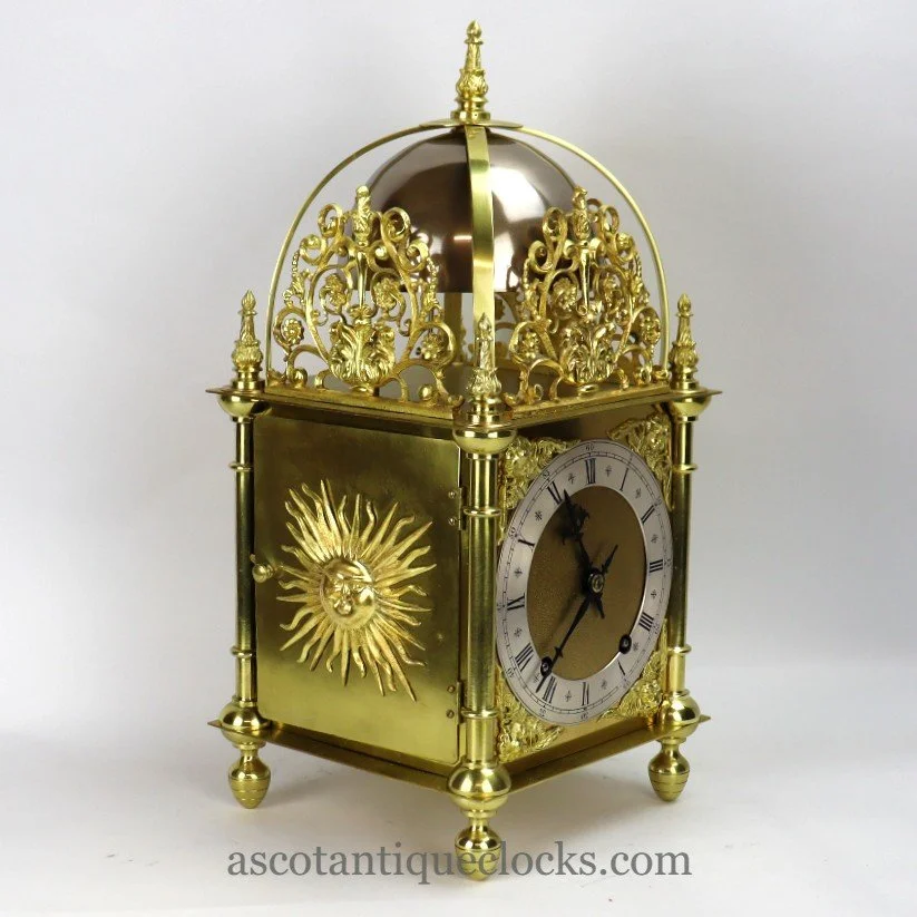Late 19th century German lantern clock — Ascot Antique Clocks