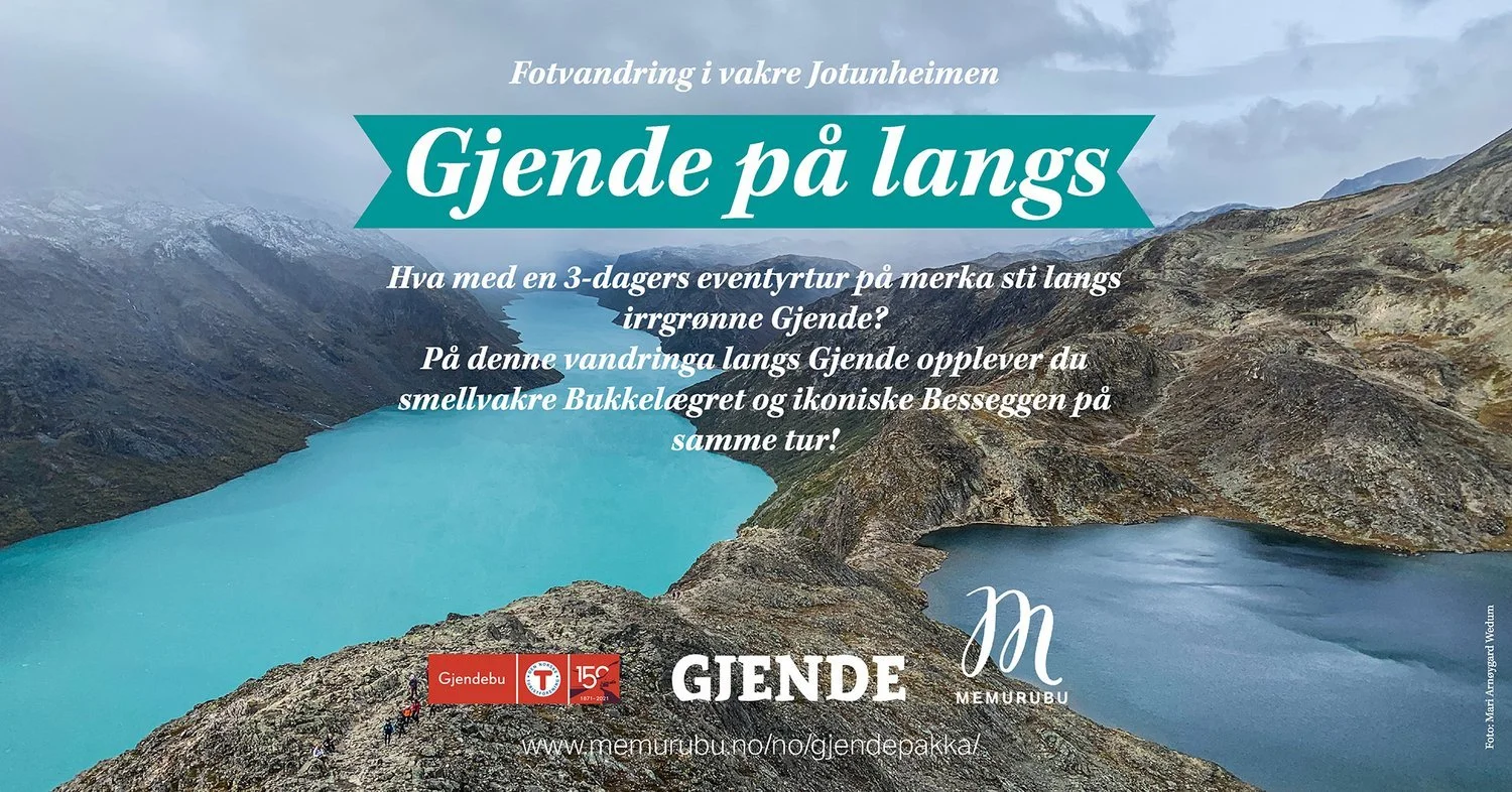 Gjende på langs — Memurubu Turisthytte