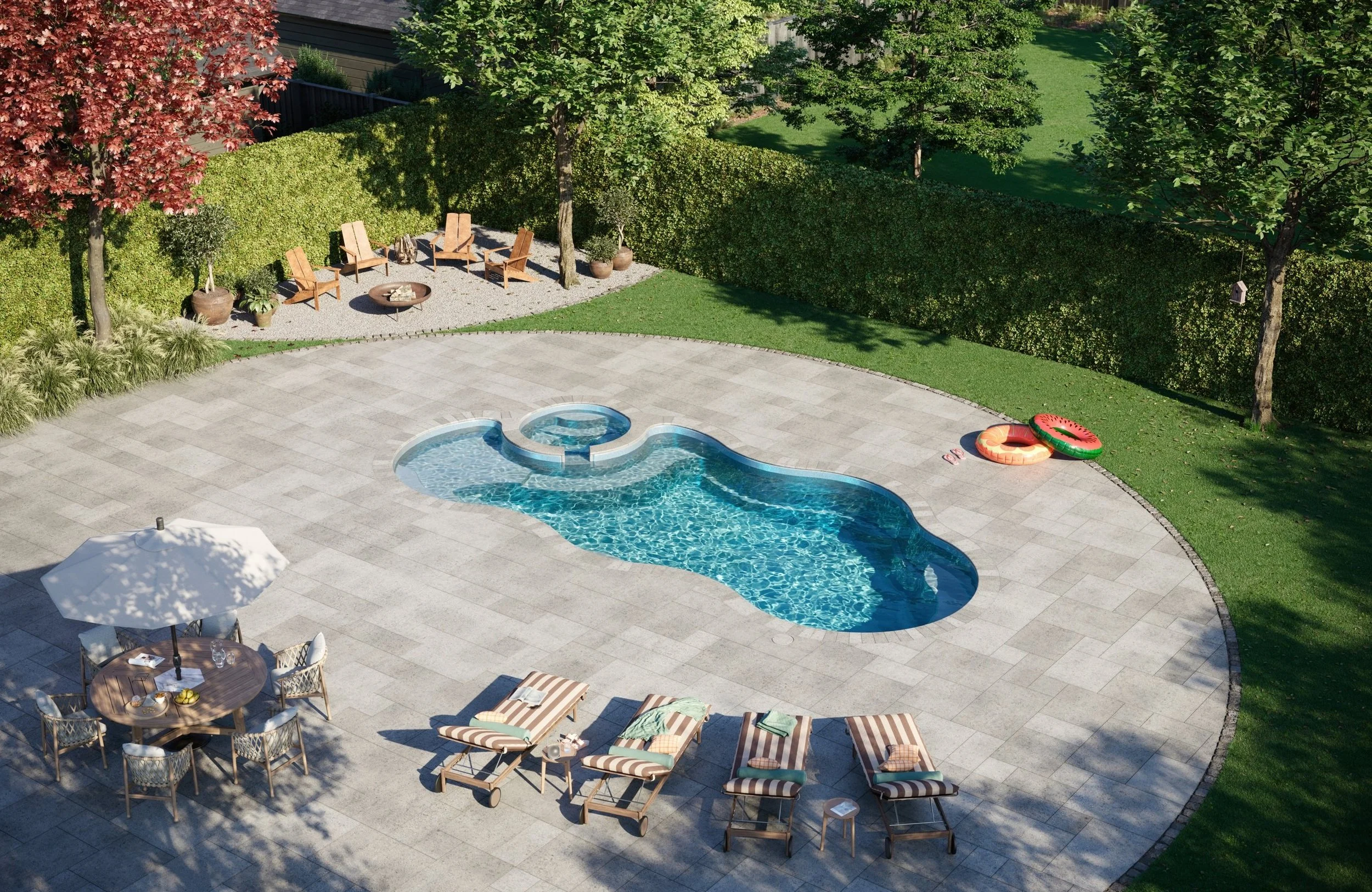 Inground Pool Design Custom, Local, & Reliable Pool Installation