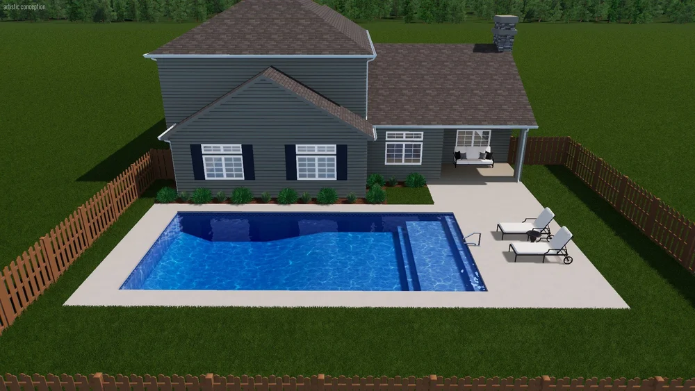 20X40 Vinyl Liner Designs — Inground Pool Design
