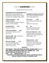 Menu — Hermitage 1841 Restaurant