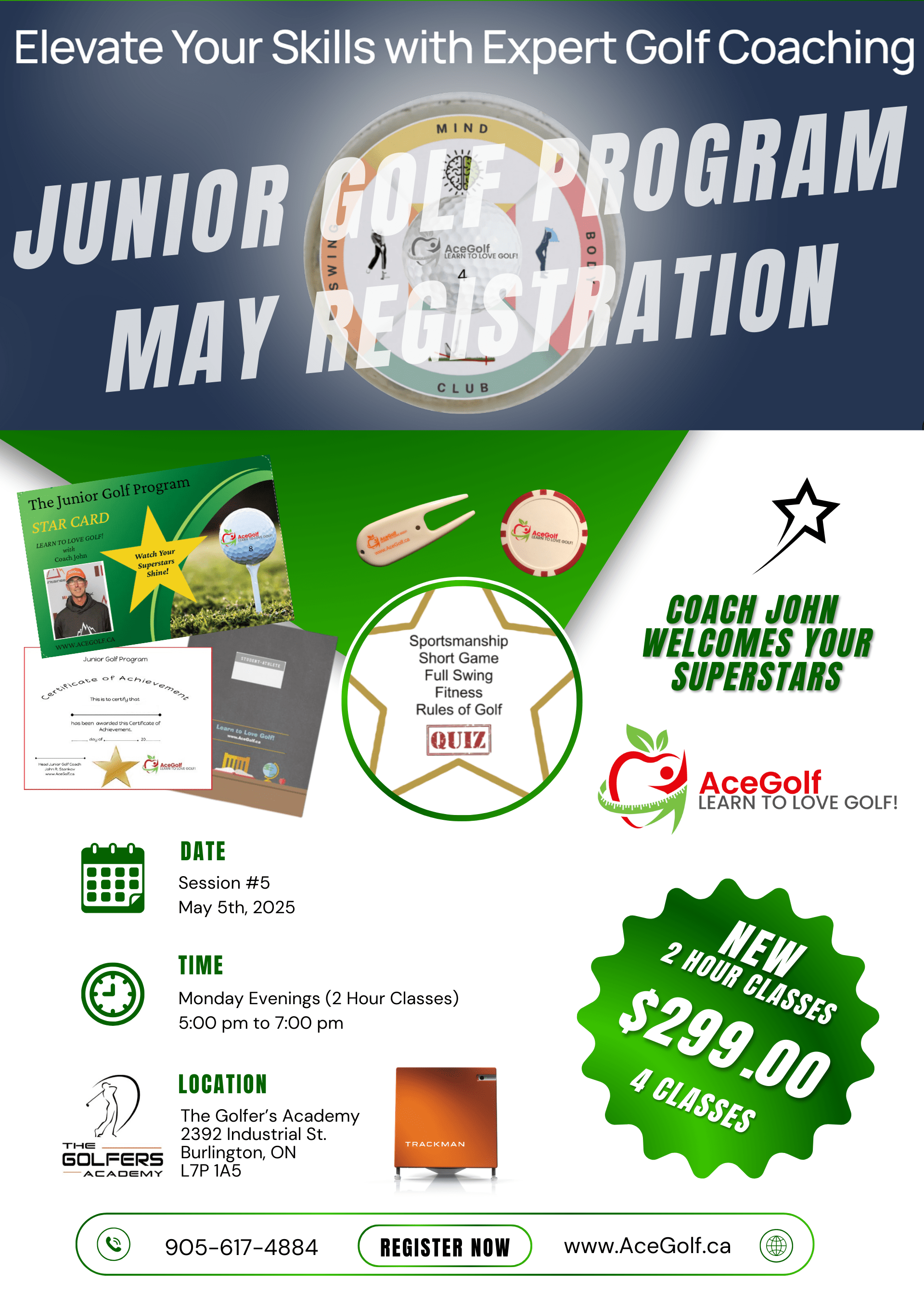 Junior Golf Program at The Golfer's Academy - Register Now! — Learn to ...