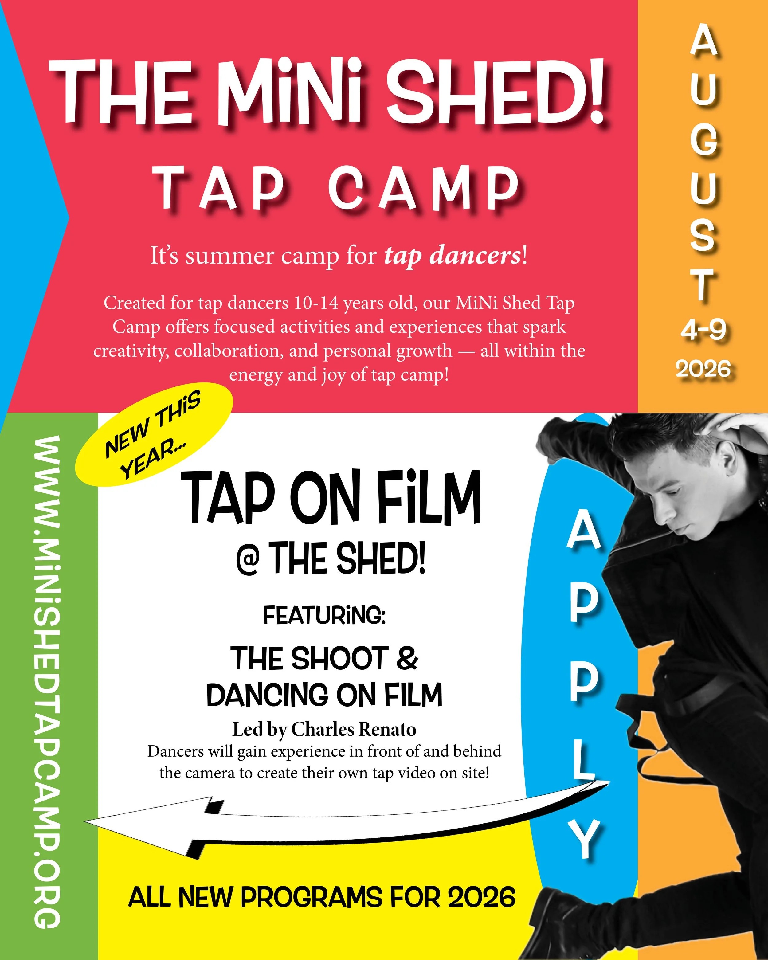 The Mini Shed | Apply for Tap Camp Now!