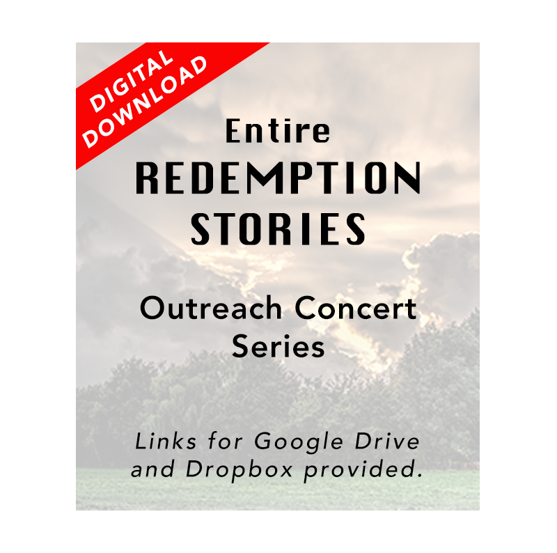 REDEMPTION STORIES COLLECTION - OUTREACH CONCERTS — Prisoners for Christ