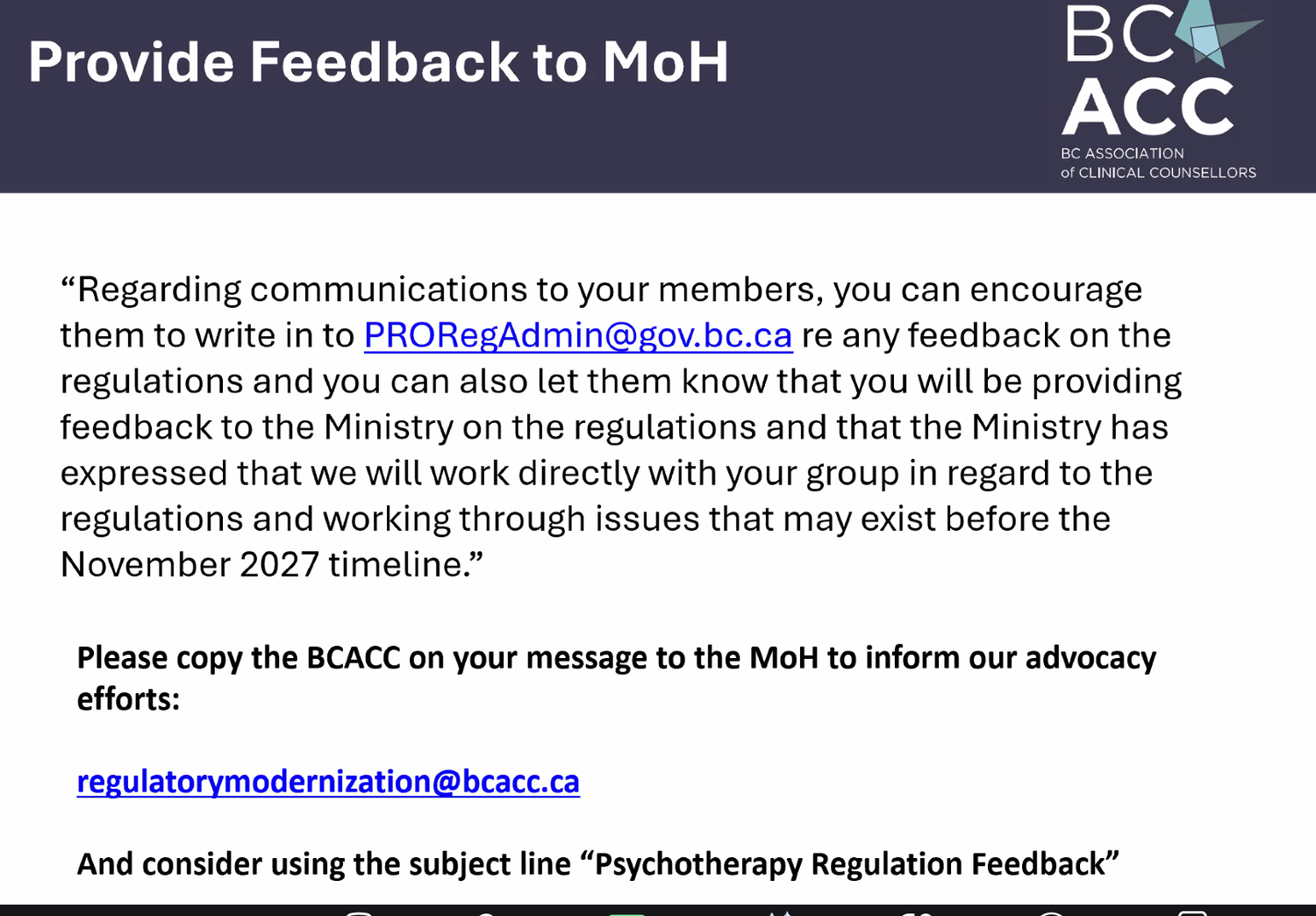 BCACC Requirements | Counsellor Regulation BC — Group Practice Network