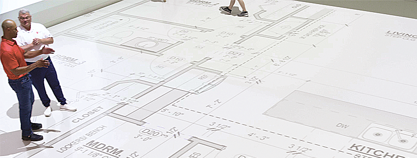 Walk Your Plans Des Moines | Life-Size Floor Plans