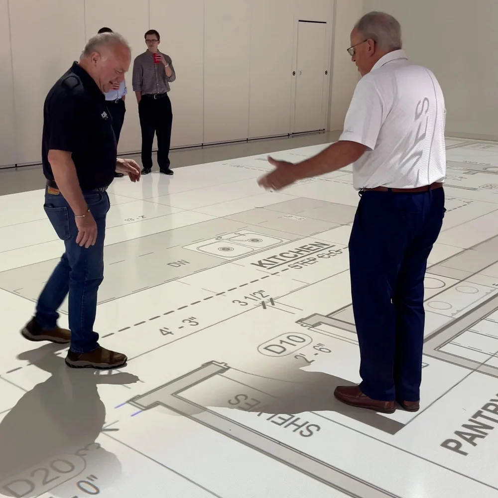Walk Your Plans Des Moines | Life-Size Floor Plans