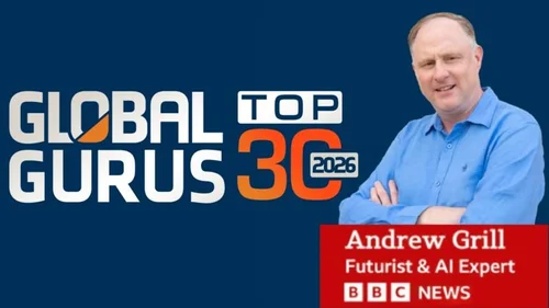 Andrew Grill placed 19 of top 30 futurists 2026 by Global Gurus ...