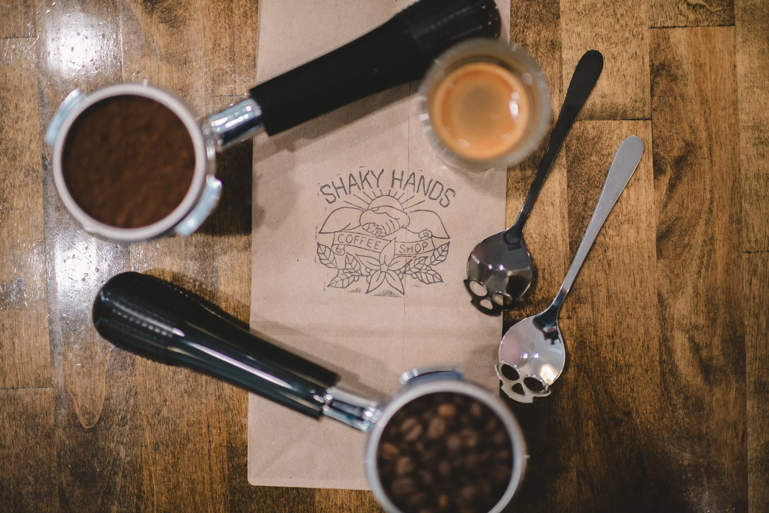 Shaky Hands Coffee Shop Hours — Home