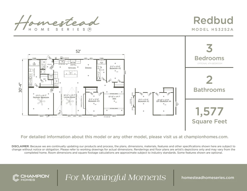Redbud — Homestead Home Series
