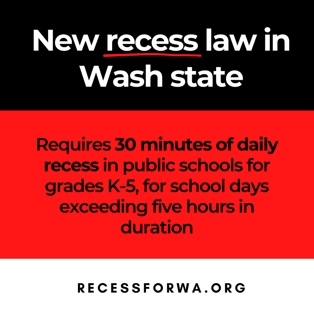 Recess for WA