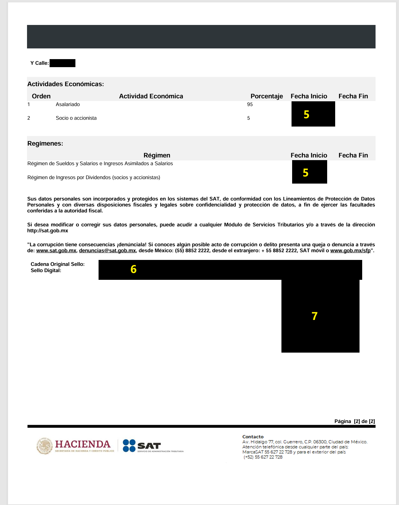 Constancia de Situacion Fiscal (CSF) — SAFIC