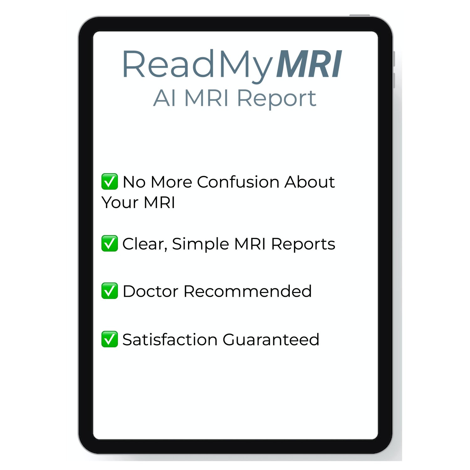 Read My X-Ray - AI Powered CT Report Analysis — Read My MRI
