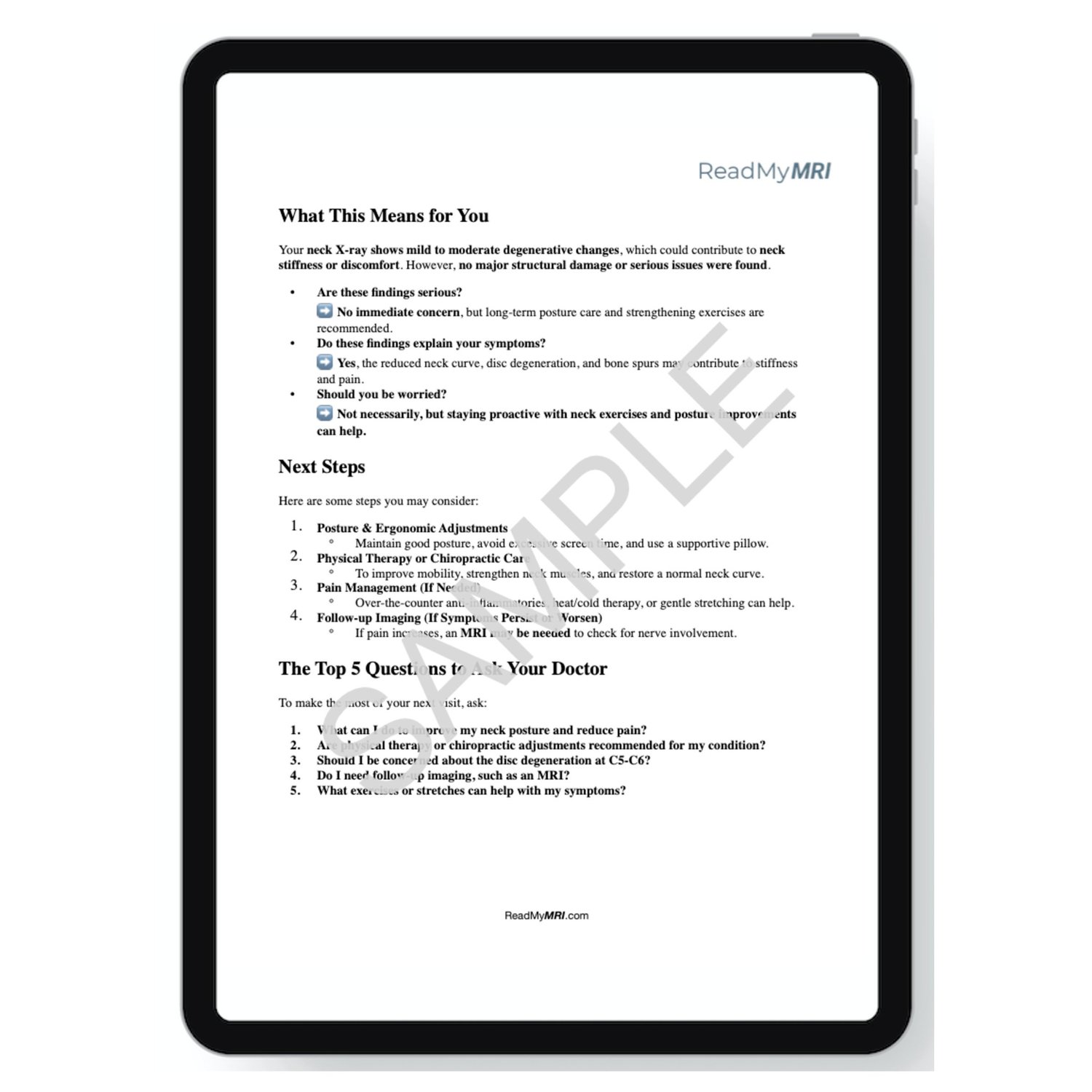 Read My MRI | AI-Powered Reports to Understand Your Results