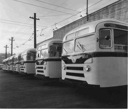 FROM RAILS TO RUBBER: 60 years of Electric Trolley Buses in seattle ...