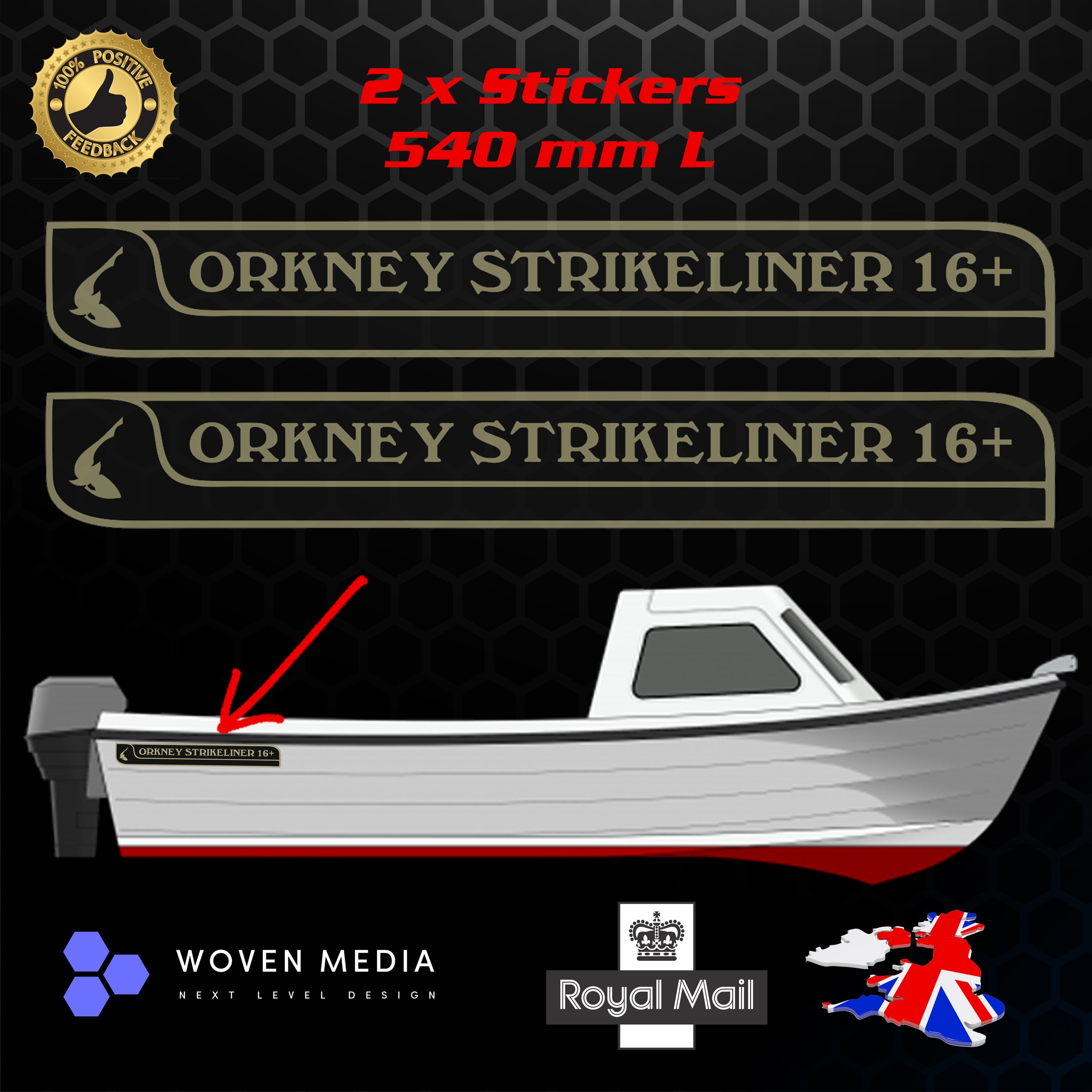 Boat Decals, Stickers & Vinyl Lettering UK — Woven Media