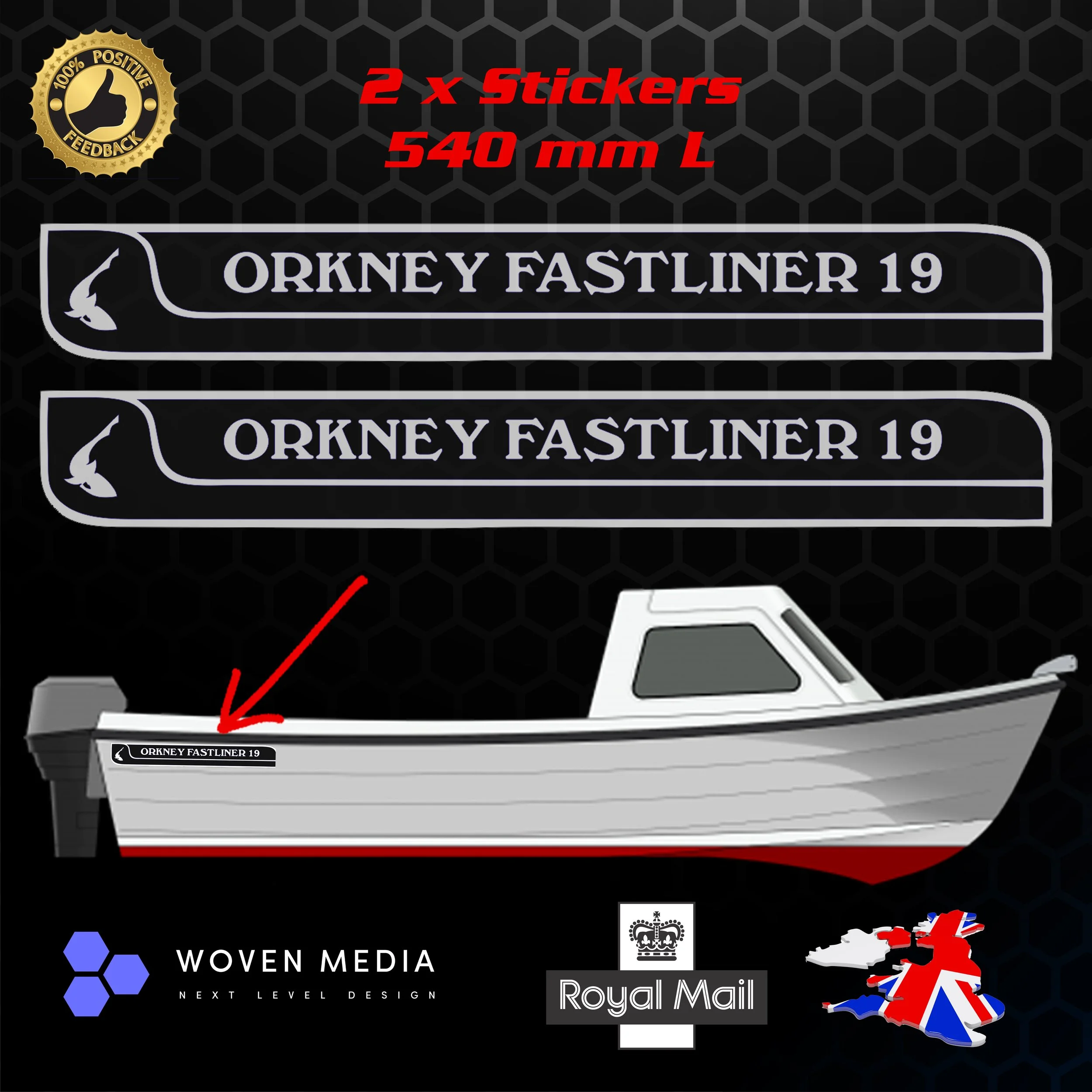 Boat Decals, Stickers & Vinyl Lettering UK — Woven Media