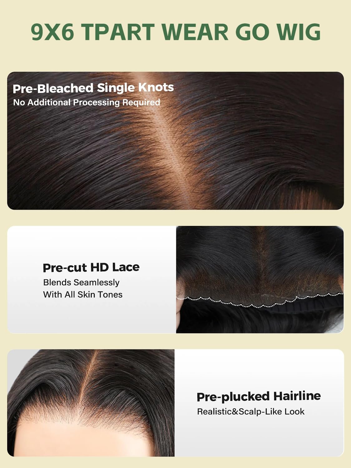 100% Human 9x6 Yaki Layered Bob HD Lace W drawstring Pre Plucked, Pre ...