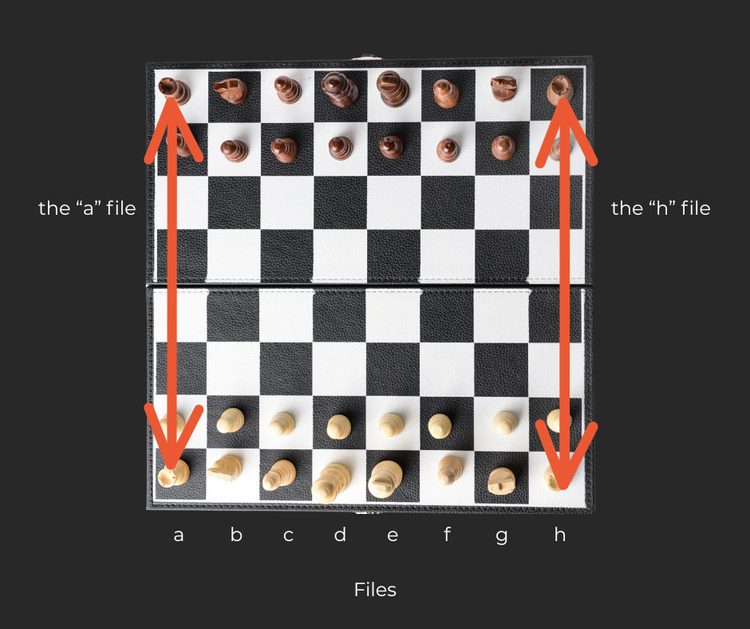 Learn the Parts of the Chess Board - Open Door Chess — De-stress with Chess