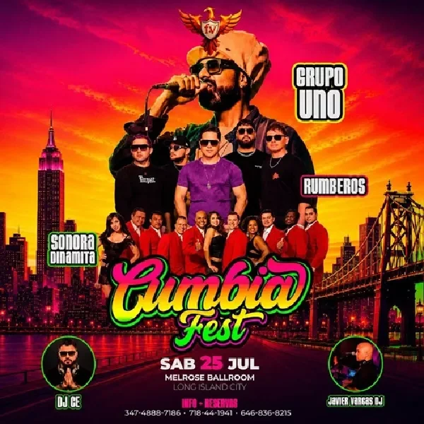 Cumbia Fest 2026 - New York, NY — Melrose Ballroom