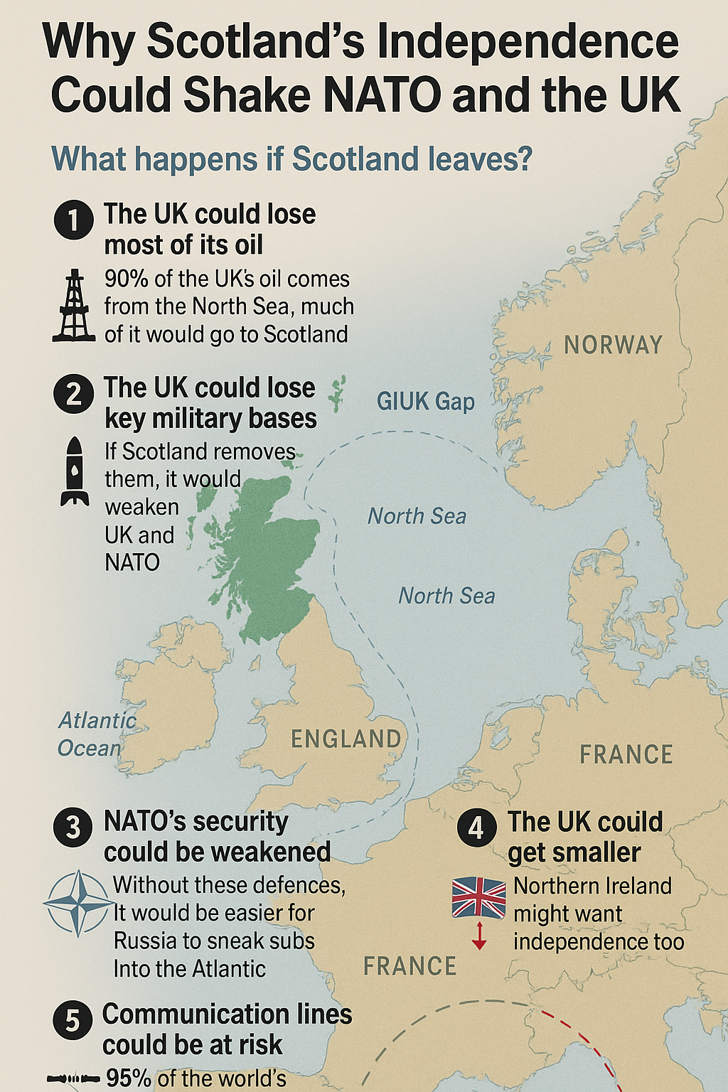 Why Scotland’s Independence Could Shake NATO and the UK