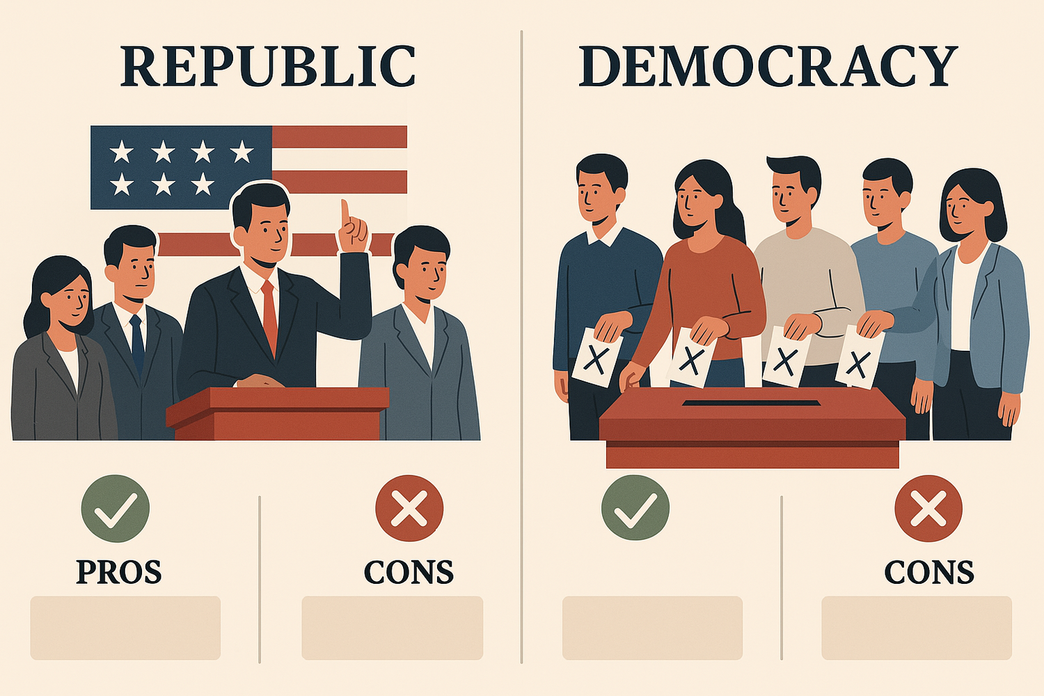 Republic vs. Democracy: Understanding the Differences and Weighing the ...