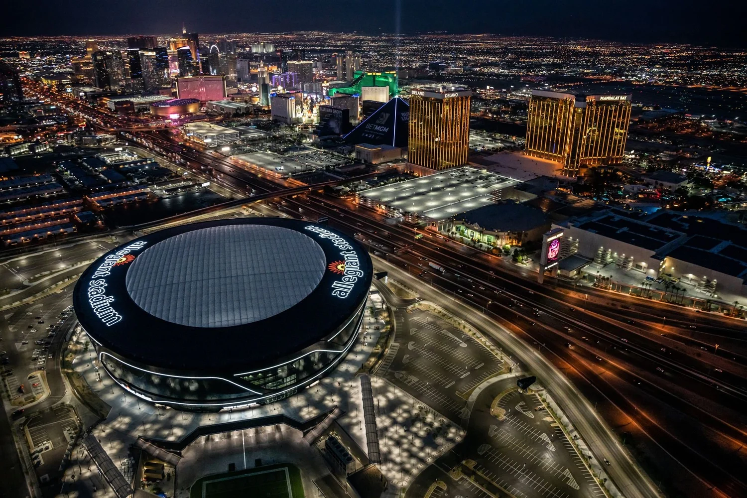 Shuttles to Allegiant Stadium — M Ride