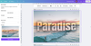 Transparent Photo Overlay Text Effect in Canva — Preset Pixels