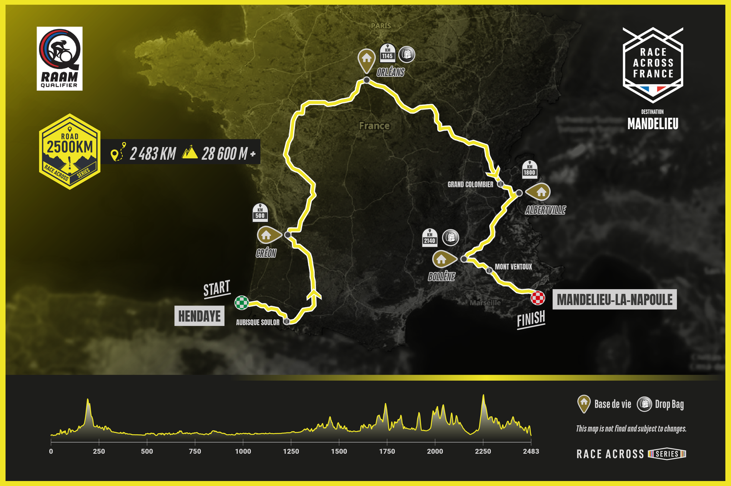 Race Across France – Ultra cyclisme à travers la France — Race Across ...