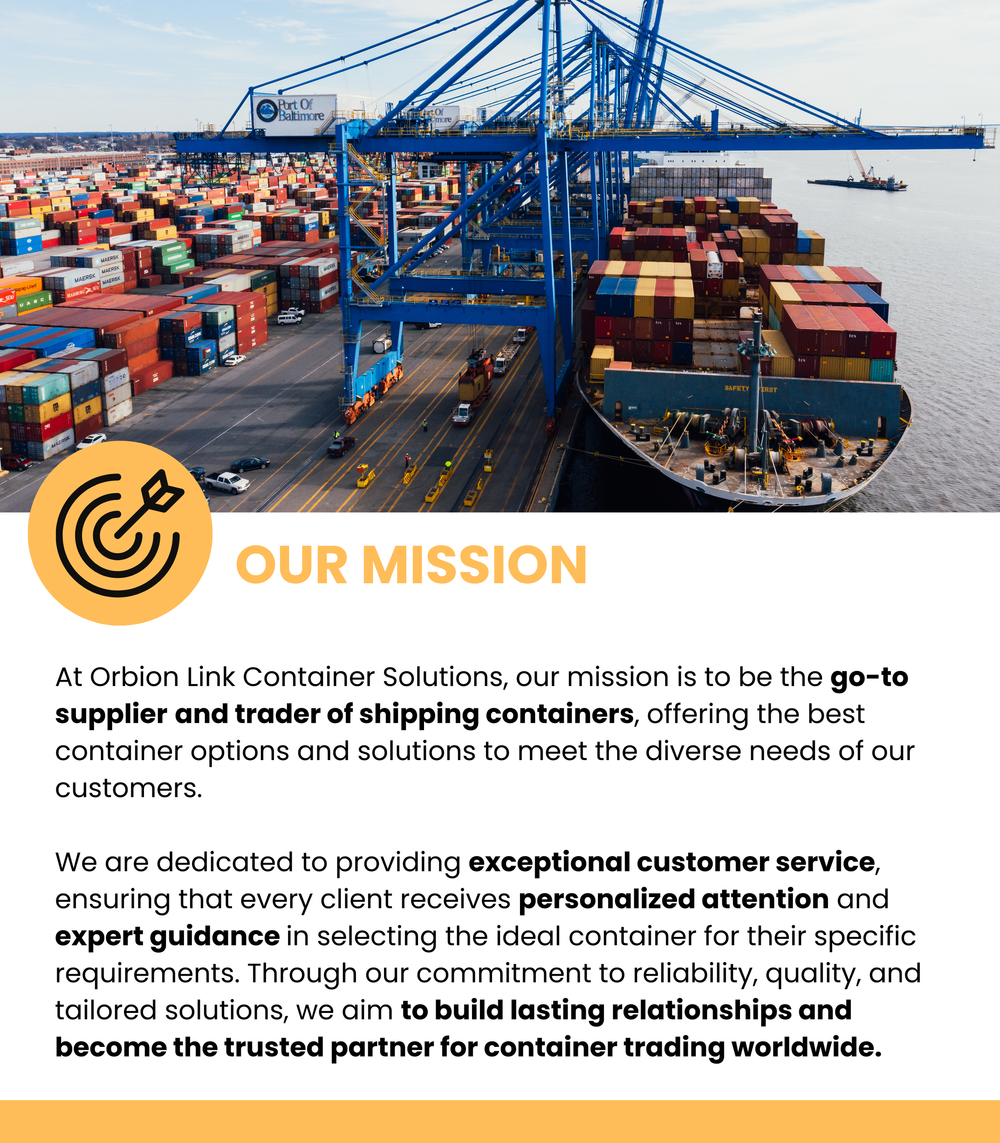About — Orbion Link Container Solutions